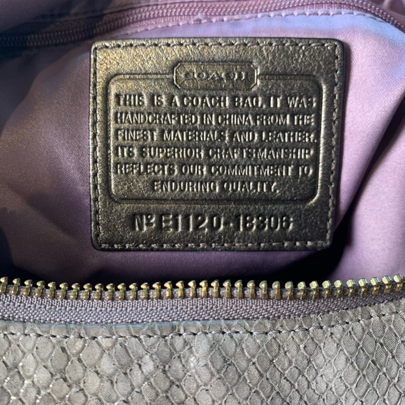 Coach | Bags | Coach Kristin Python Embossed Leather Hobo Bag | Poshmark